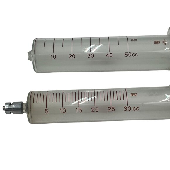 B-D | Other | Bd Multifit Glass Syringes 5cc 30cc Made In Usa ...